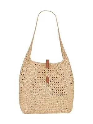 Saint Laurent Fantaisie Hobo Bag - Tan