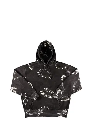 Supreme Studded Collars Hooded Sweatshirt - Black