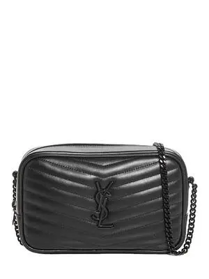 Saint Laurent Lou Crossbody Bag - Nero Shiny Leather/black