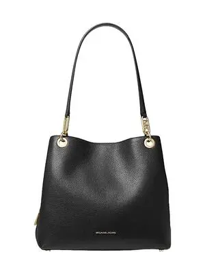 Michael Kors Kensington Large Leather Tote - Black