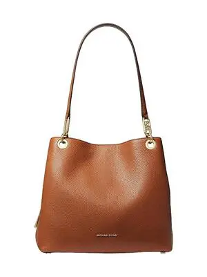 Michael Kors Kensington Large Leather Tote - Brown