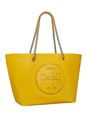 Tory Burch Tory Burch Ella Chain Tote Deep Canary