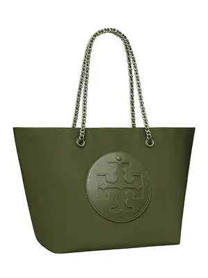 Tory Burch Tory Burch Ella Chain Tote Olive Green