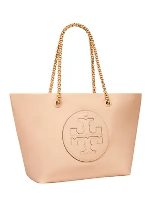 Tory Burch Tory Burch Ella Chain Tote Pink Sand