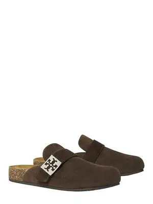 Tory Burch Mellow Mule - Dark Cocoa/silver