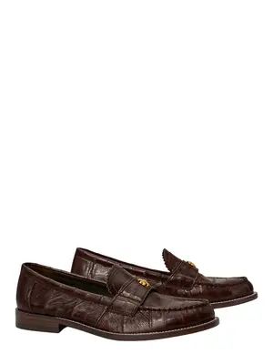 Tory Burch Classic Loafer Dark Brown Eel
