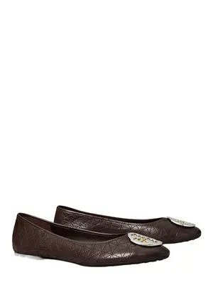 Tory Burch Tory Burch Claire Quilted Ballerinas Coco