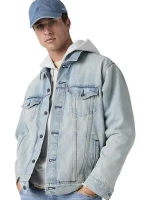 LEVI'S Relaxed Fit Trucker Jacket Huron Waves