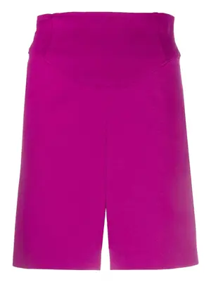 Pinko Panelled High-waisted Skirt - Purple
