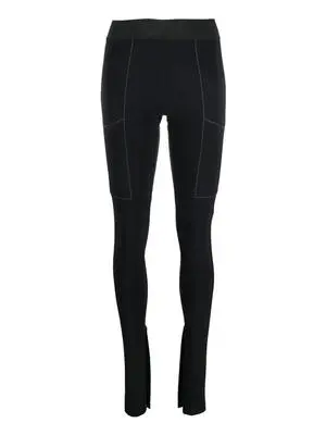 Coperni C+ Split-cuff Leggings - Black