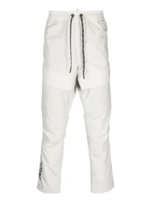 Moncler Ripstop Straight-leg Trousers - Neutrals