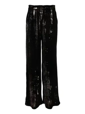 AVANT TOI Avant Toi Sequin-Embellished Flared Trousers