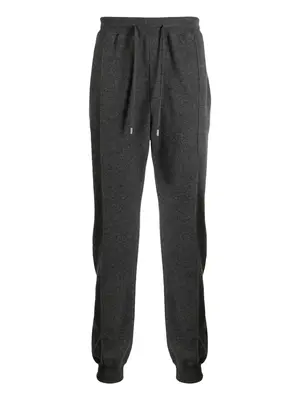 Dunhill Drawstring Cashmere Blend Track Pants - Grey