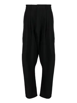 Henrik Vibskov Drop-crotch Tapered Trousers - Black