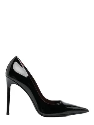 Paris Texas 105mm Pointed-toe Leather Pumps - Black