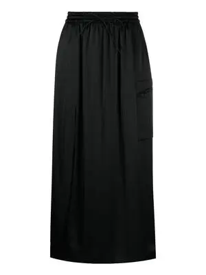 Y3 Y-3 Satin Cargo Skirt