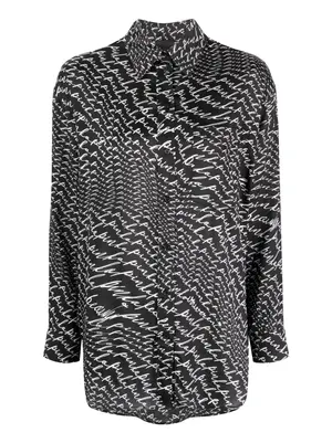 Pinko Logo-print Shirt - Black