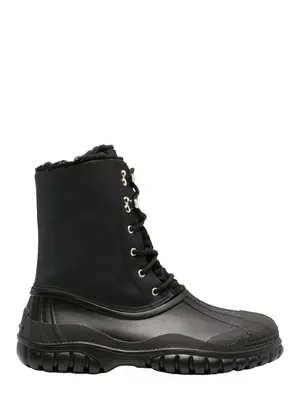 Gcds Monogram Print Boots - Black