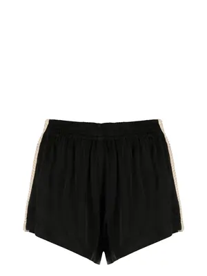 Palm Angels Side-stripe Track Shorts - Black