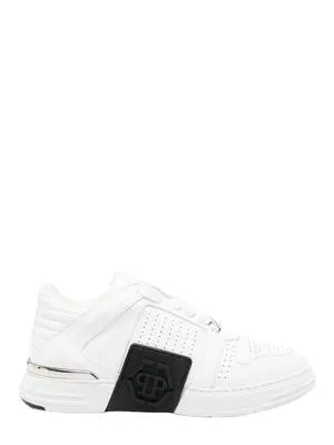 Philipp Plein Low-top Leather Sneakers - White