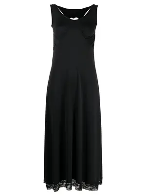 Natasha Zinko Cut-out Detail A-line Dress - Black