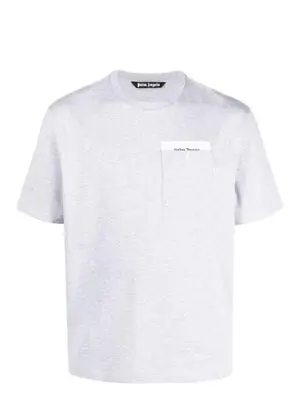 Palm Angels Sartorial Tape Crew Neck T-shirt - Grey