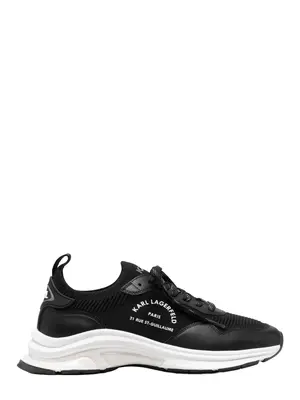 Karl Lagerfeld Logo-print Panelled Sneakers - Black