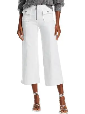Cinq À Sept Azure Wide Leg Trousers - White