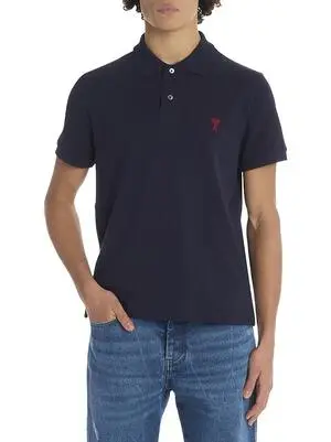 Ami De Coeur Polo Shirt - Night Blue