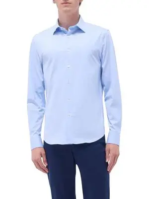 Bugatchi James Ooohcotton® Button-up Shirt - Sky