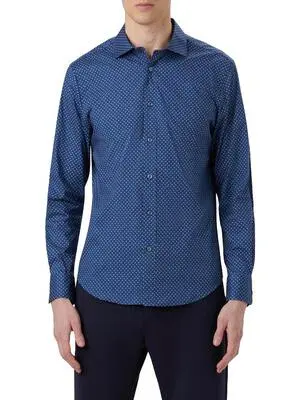 Bugatchi Axel Button-up Shirt - French Blue