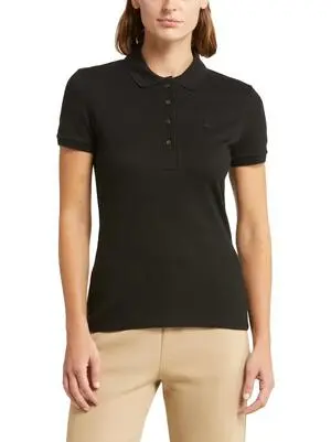 Lacoste X Bandier Slim Fit Piqué Polo - Noir