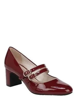 LIFESTRIDE Mary Jane Pumps - Dark Cherry