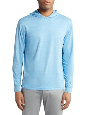 Johnnie-o Johnnie-O Talon Prep-Formance Long Sleeve Hooded T-Shirt Biarritz