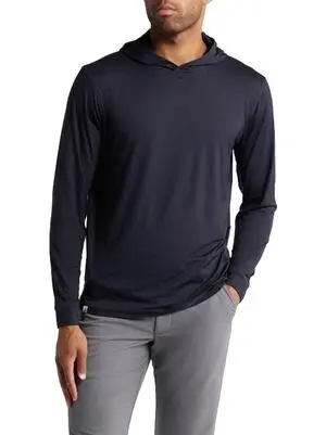 Johnnie-o Johnnie-O Talon Prep-Formance Long Sleeve Hooded T-Shirt Black