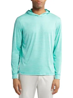 Johnnie-o Johnnie-O Talon Prep-Formance Long Sleeve Hooded T-Shirt Jungle