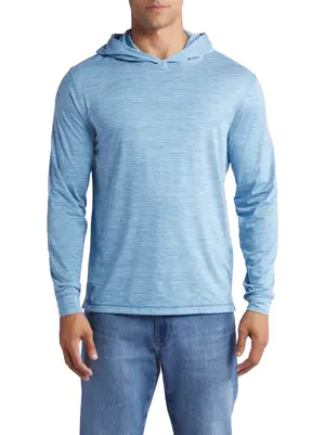 Johnnie-o Johnnie-O Talon Prep-Formance Long Sleeve Hooded T-Shirt Tornado