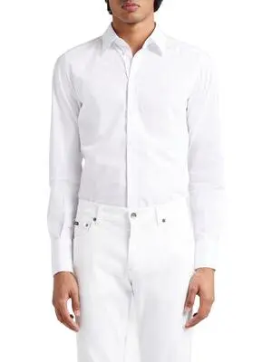 Dolce & Gabbana Cotton Poplin Button-up Shirt - White