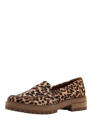 Toms TOMS Cara Loafers With Platform Stacked Heel Multicolor