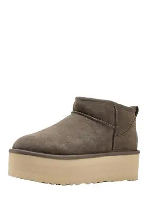 UGG UGG Classic Ultra Mini Platform Boots Gray