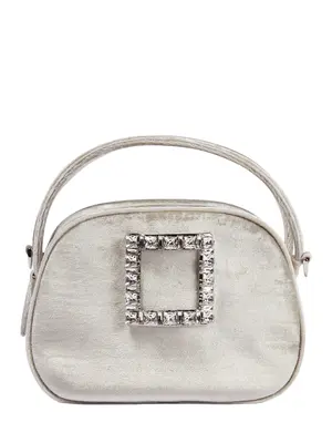 ROGER VIVIER Viv' Ladybug Shoulder Bag - Grey