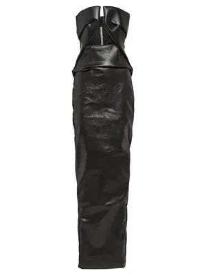 Rick Owens Strapless Gown - Black