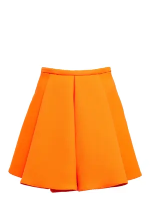 VERSACE Versace Pleated Twill Miniskirt