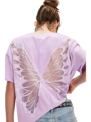 TRICIA FIX Tricia Fix Butterfly Tee Lilac