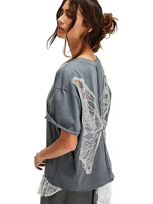 TRICIA FIX Tricia Fix Butterfly Tee Silver