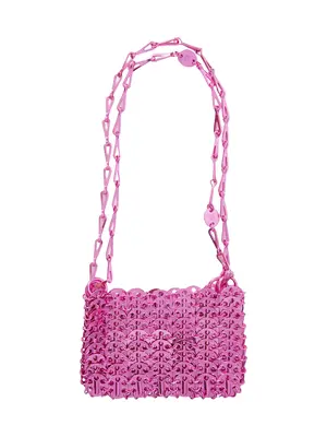 Rabanne 1969 Nano Chainmail Shoulder Bag Pink