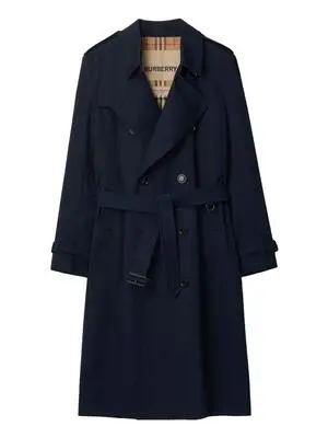 Burberry The Kensington Heritage Trench Coat - Coal Blue