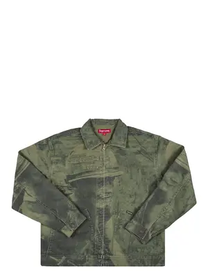 Supreme Is Love Denim Work Jacket - Green