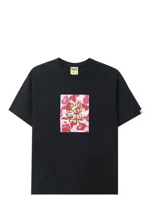 A BATHING APE X Anti Social Social Club Abc Camo Box Tee /pink - Black