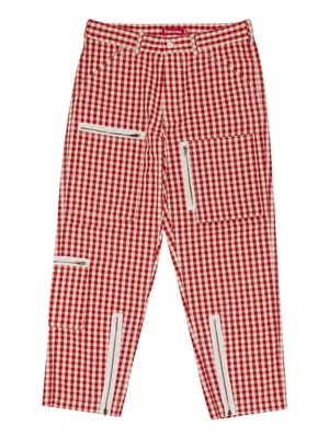 Supreme Gingham Flight Pant - Red